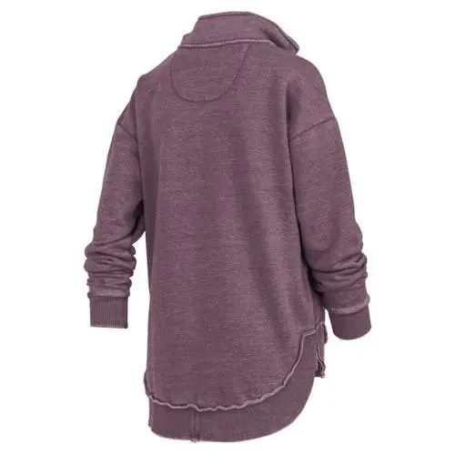 PRESSBOX Texas A&m Aggies Northfork Sojourn Poncho Quarter-zip Sweatshirt