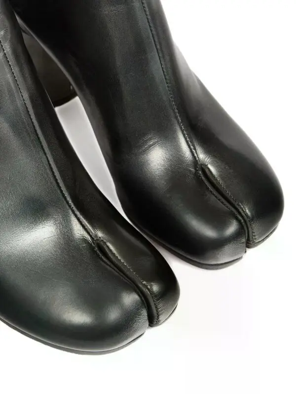 MAISON MARGIELA Tabi Block-heel Ankle Boots - Black