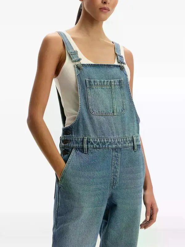 12 STOREEZ Denim Jumpsuit - Blue