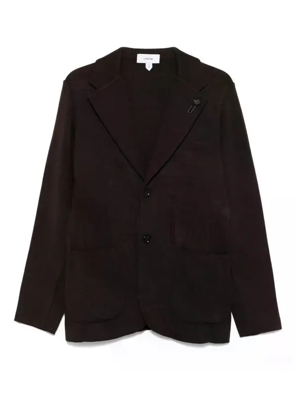 LARDINI Patch-pocket Wool Blazer