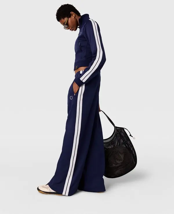 Stella McCartney Elasticated Waistband Double Stripe Track Sweatpants