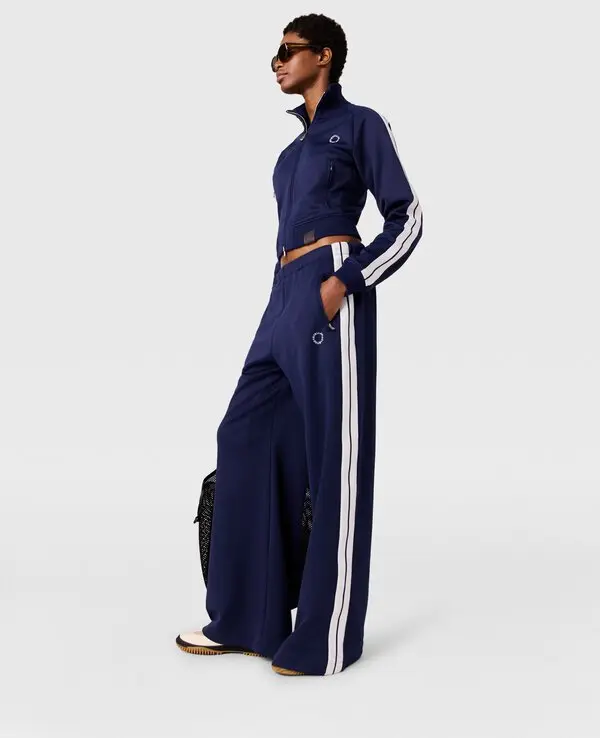 Stella McCartney Elasticated Waistband Double Stripe Track Sweatpants