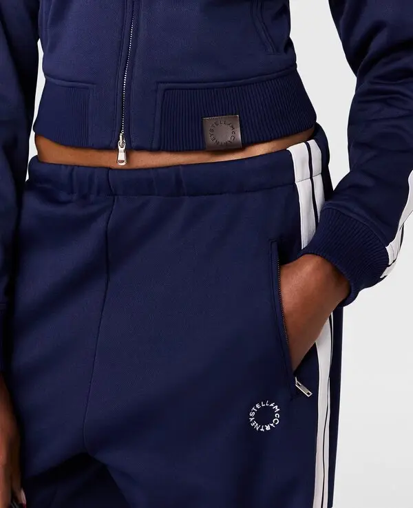 Stella McCartney Elasticated Waistband Double Stripe Track Sweatpants