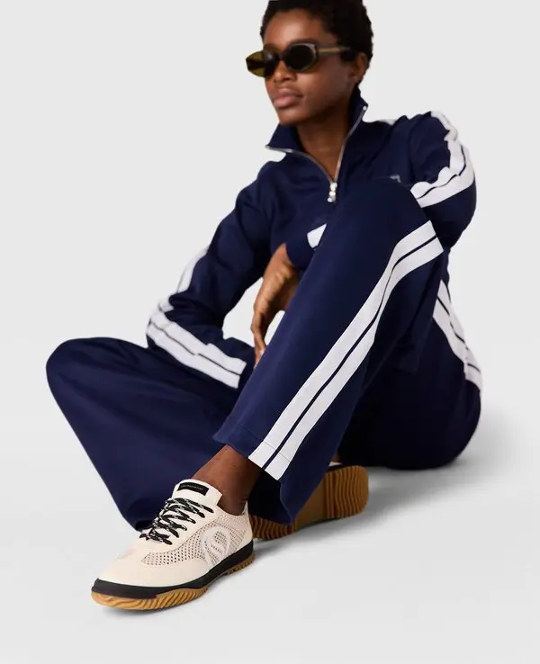 Stella McCartney Elasticated Waistband Double Stripe Track Sweatpants