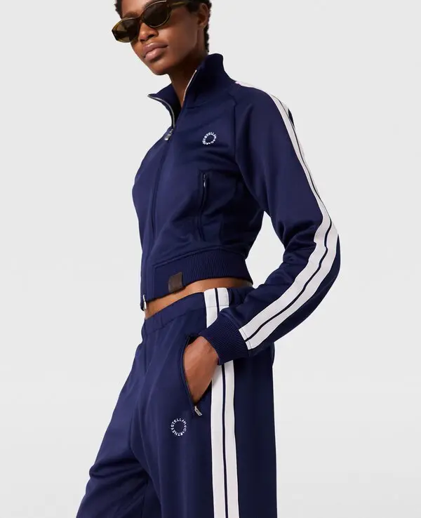 Stella McCartney High-neck Double Stripe Track Jacket