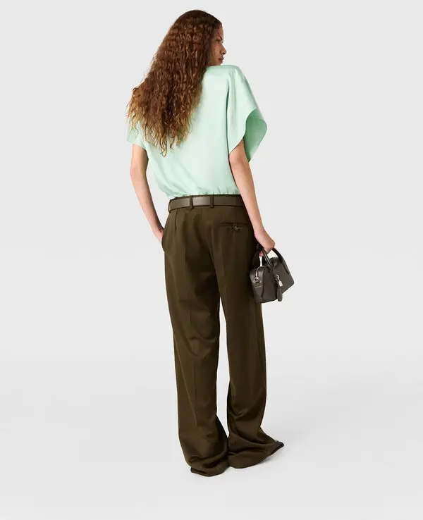 Stella McCartney Cap-sleeve Shoulder Pad Top