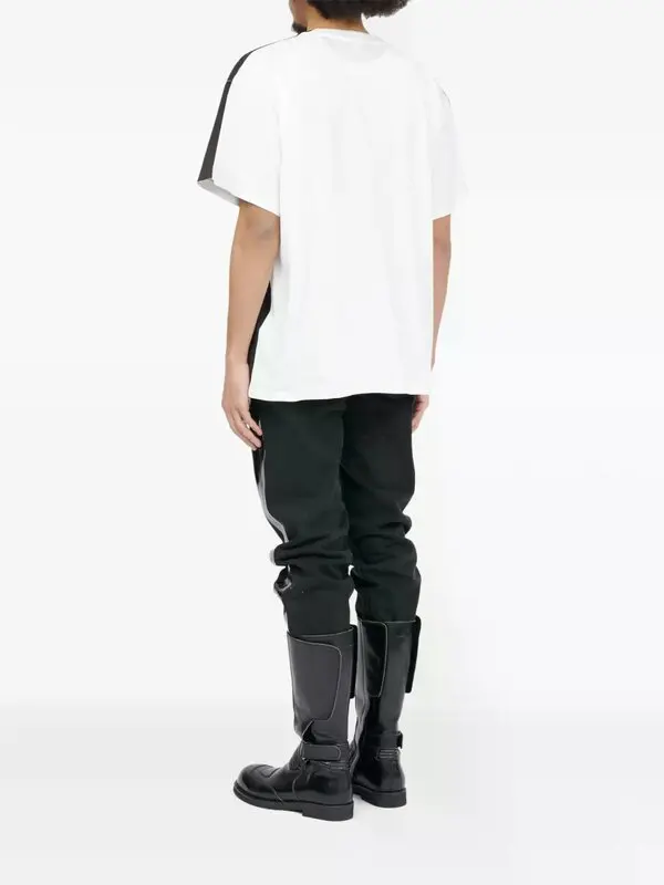 MAISON MARGIELA Tag-print T-shirt - Black