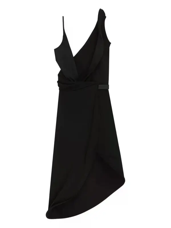 COURREGES Asymmetrical Crepe Dress
