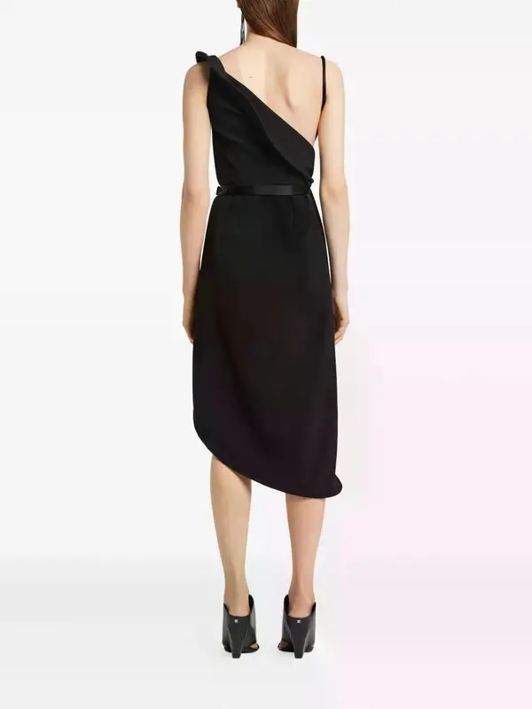 COURREGES Asymmetrical Crepe Dress