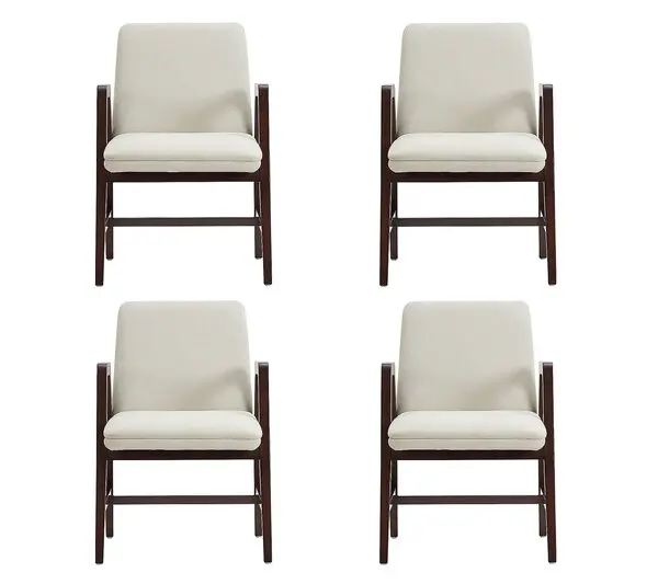 MANHATTAN COMFORT Stella Dining Armchair Set F 4 - One-color