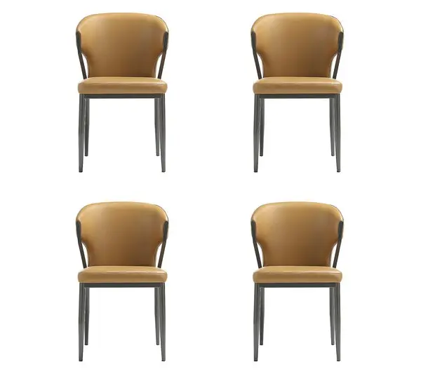 MANHATTAN COMFORT Kirsten Dining Chair Set Of 4 - One-color