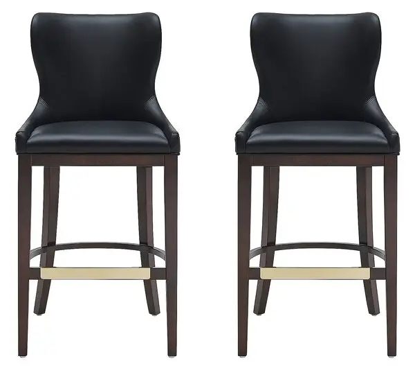 MANHATTAN COMFORT Blair Barstool Set Of 2 - One-color