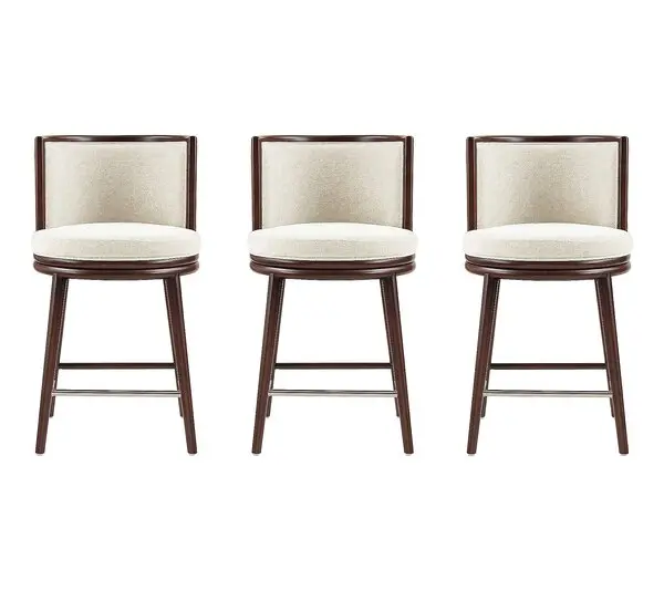 MANHATTAN COMFORT Evalyn Counter Stool Set Of 3 - One-color