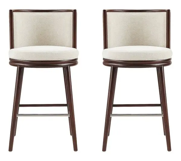 MANHATTAN COMFORT Evalyn Barstool Set Of 2 - One-color