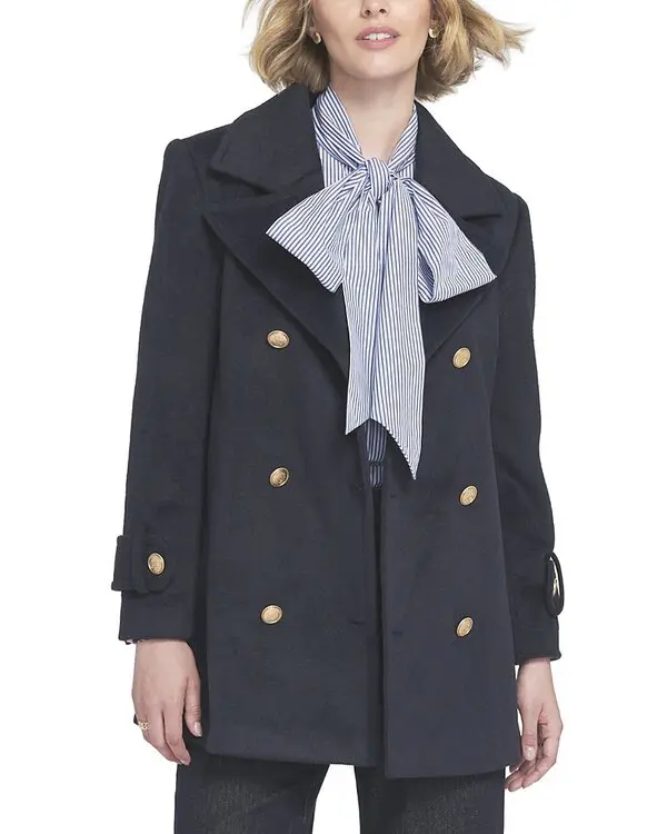 ELLE COLLECTION Melton Pea Coat