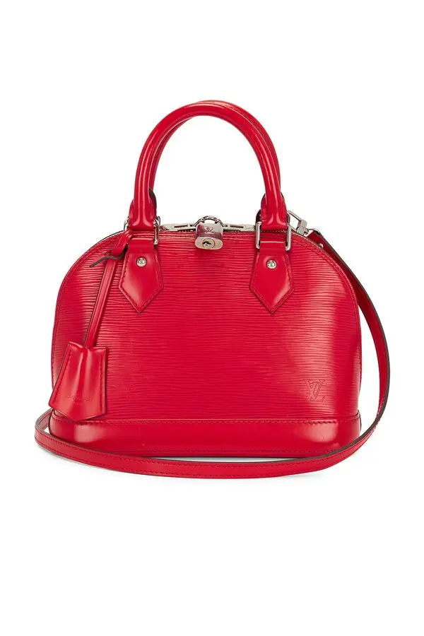 LOUIS VUITTON Epi Alma Bb Handbag