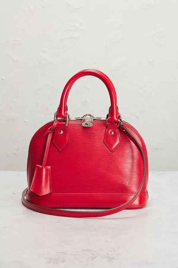 LOUIS VUITTON Epi Alma Bb Handbag