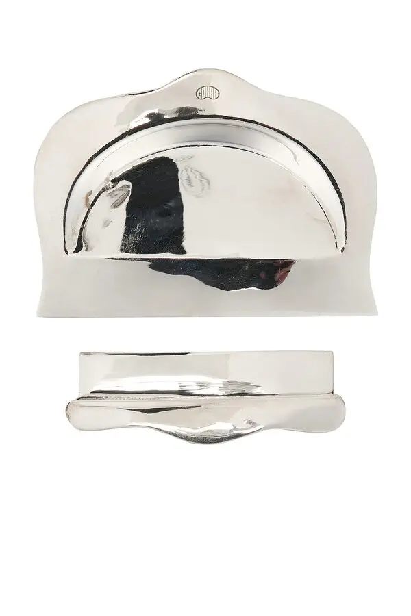 GOHAR WORLD Mini Crumb Catcher Set - Silver
