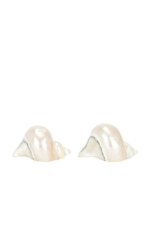 GOHAR WORLD Shell Napkin Rings Set - Mother Of Pearl
