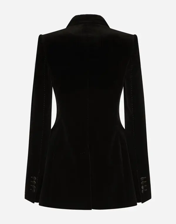 Dolce & Gabbana Velvet Turlington Tuxedo Jacket