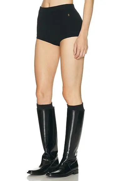 Eterne Rib Stitch Cashmere Bloomer Short