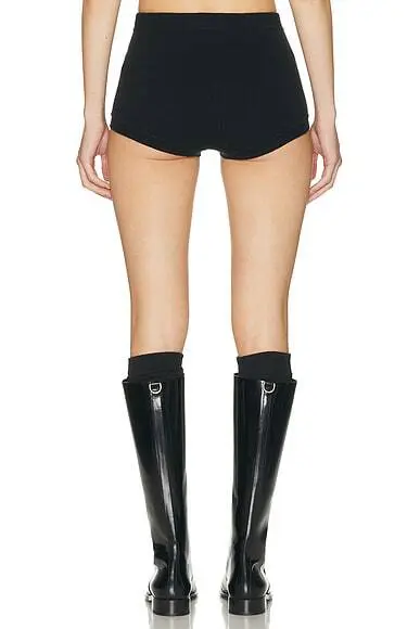 Eterne Rib Stitch Cashmere Bloomer Short