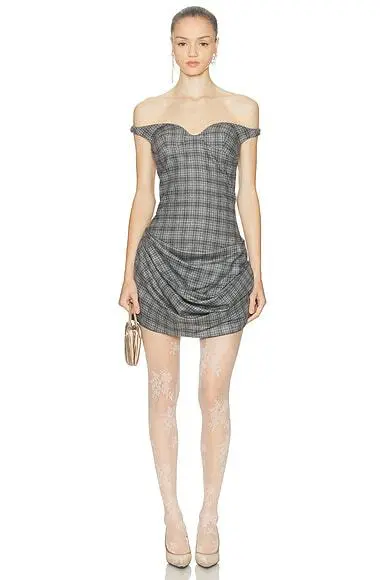 Magda Butrym Gathered Mini Dress