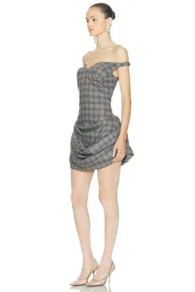 Magda Butrym Gathered Mini Dress