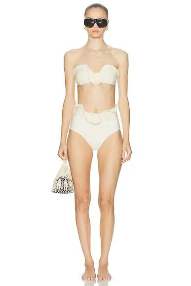 Magda Butrym High Waisted Bikini Bottom