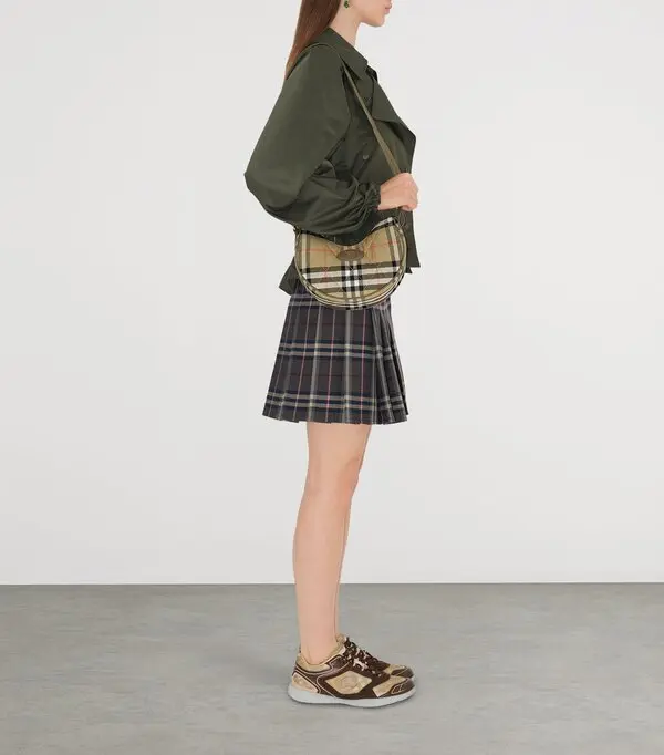 Burberry Horseshoe Cross-body Bag - Beige