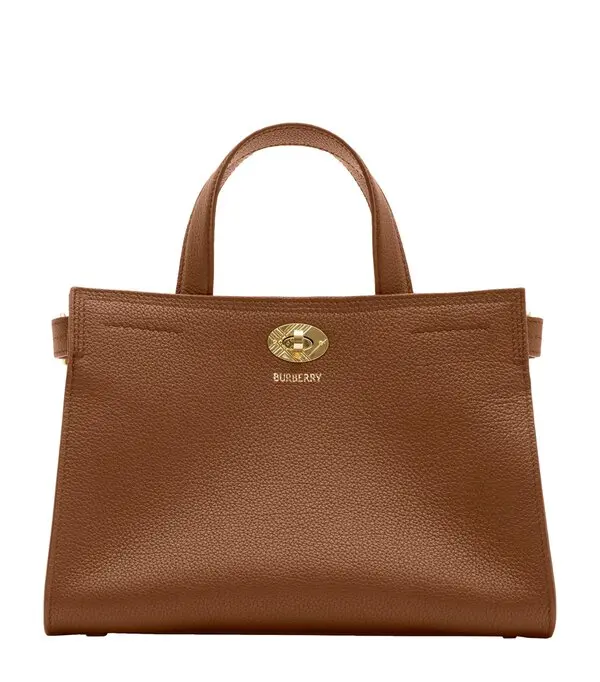 Burberry Mini Calfskin Cotswolds Tote Bag - Brown