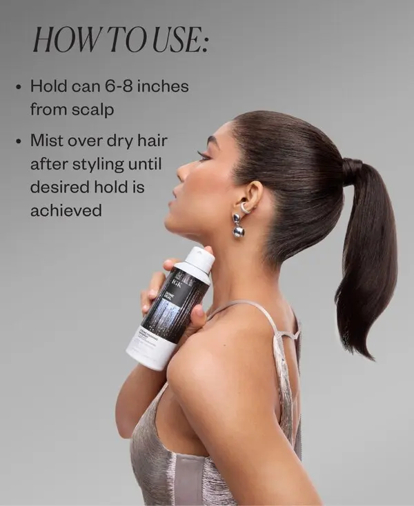 IGK Done Deal Strong Finishing Hairspray - No Color