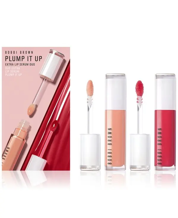 Bobbi Brown 2-pc. Plump It Up Extra Lip Serum Set - Bare Honey: A Milky Warm Pinkbare Raspbe