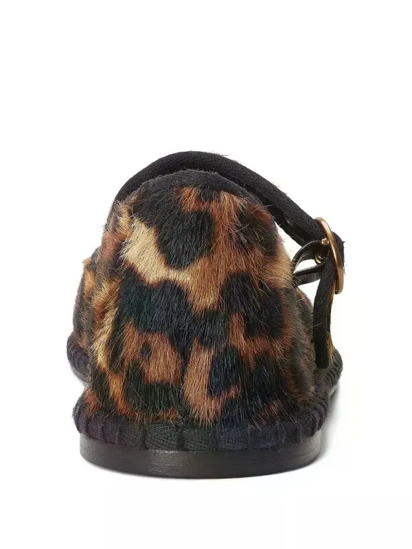 Polo Ralph Lauren Leopard-print Ballet Flats - Brown