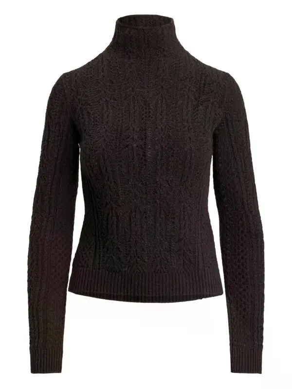 Ralph Lauren Pointelle-knit Cashmere Sweater