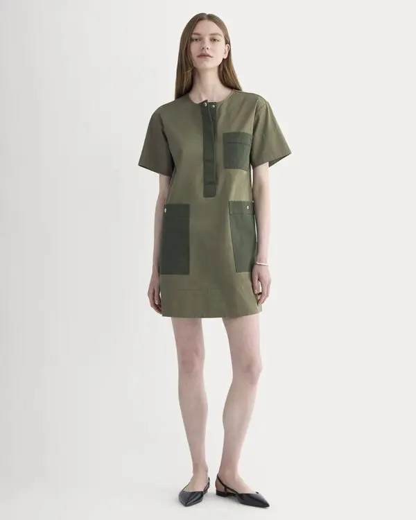 Everlane Safari Mini Dress - Kalamata/duffel Bag