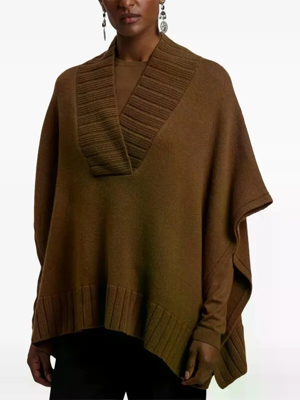 Ralph Lauren Cashmere-blend Cape Top
