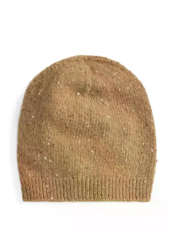Ralph Lauren Flecked-pattern Beanie - Neutrals