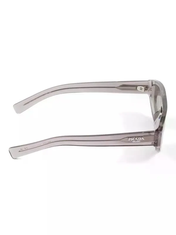 Prada Rectangle-frame Sunglasses - Grey