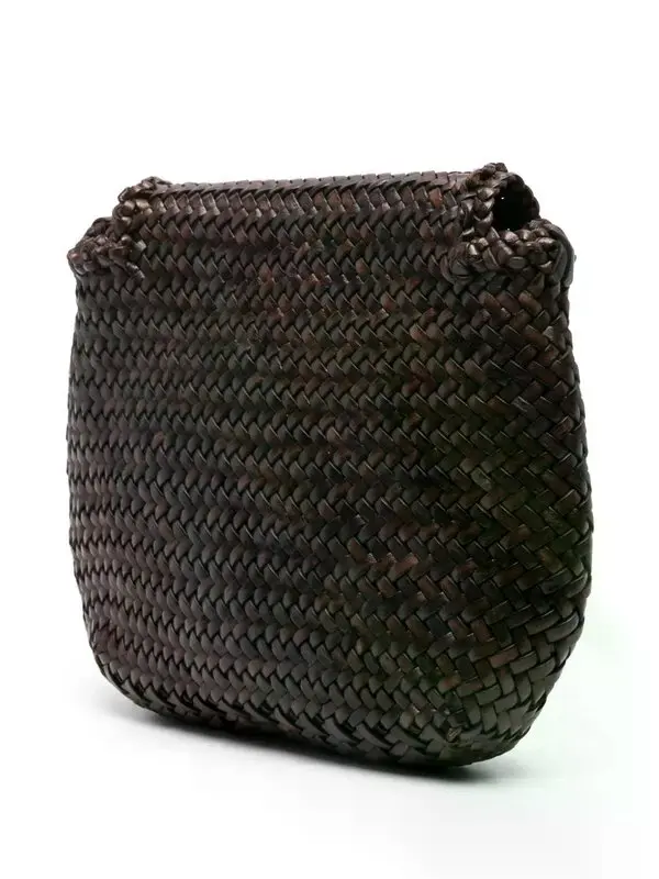 Dragon Diffusion Mini City Leather Shoulder Bag - Brown