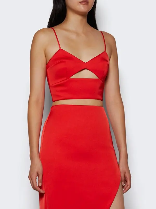 David Koma Cutout Detail Cami Top
