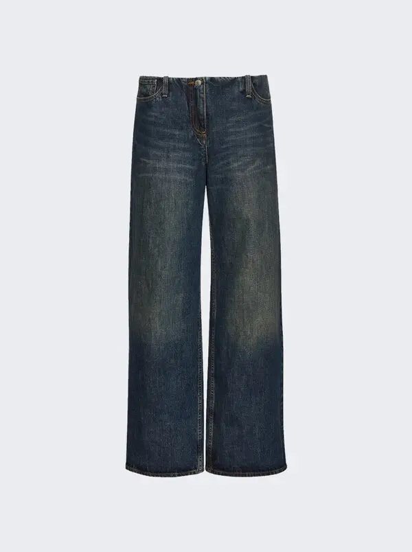 Magda Butrym Straight Leg Denim Jeans