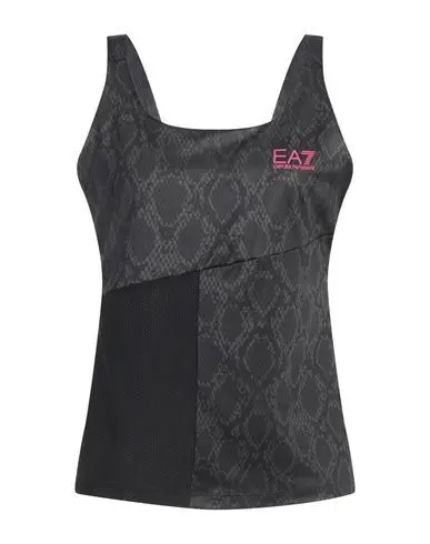 EA7 Snakeskin-print Tank Top