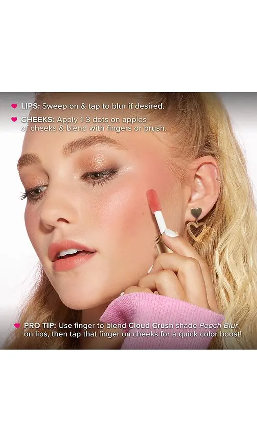 TOO FACED Cloud Crush Whipped Lip & Cheek Color - Peach Blur