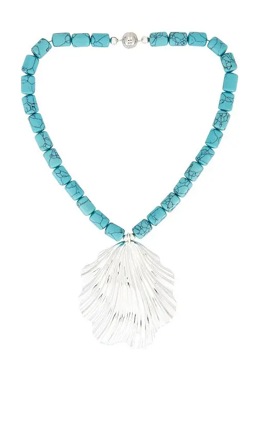 JULIETTA Leone Necklace - Turquoise & Silver