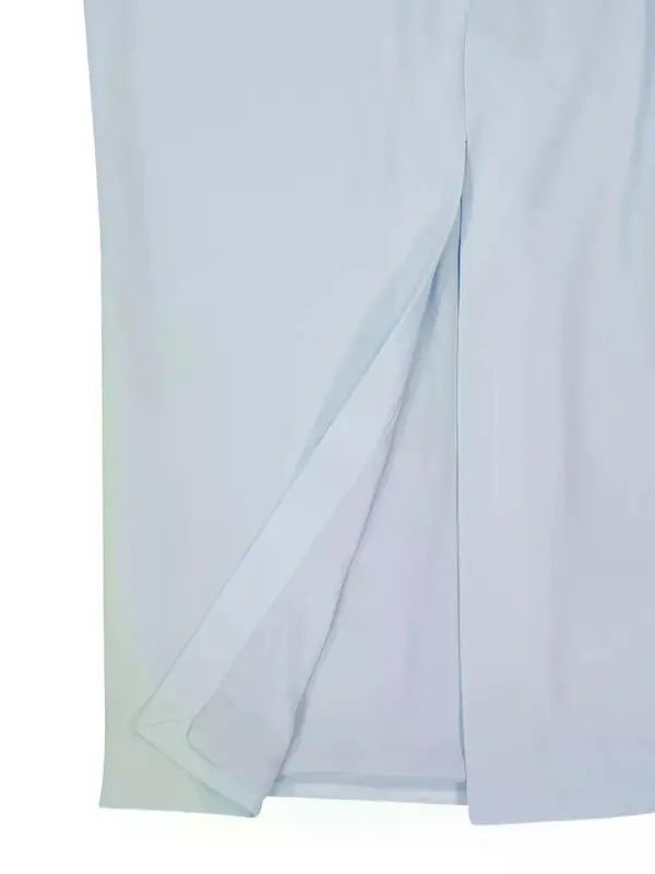 Roland Mouret Draped Sleeveless Midi Dress - Blue