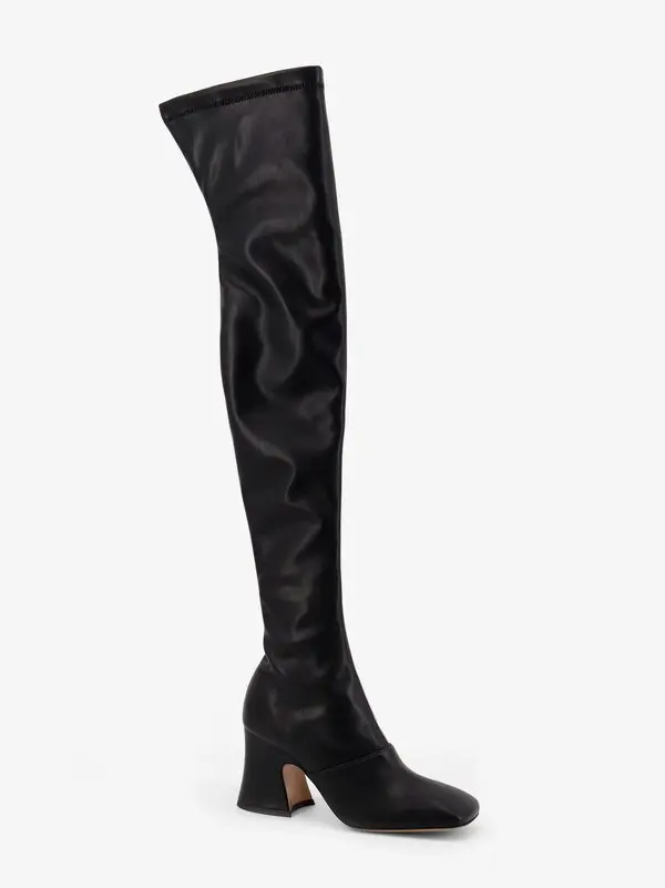 Chloé Janis Over-the-knee Leather Boots - Black
