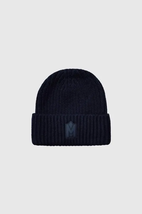 Mackage Jude-wz Hand-knit Toque - Navy