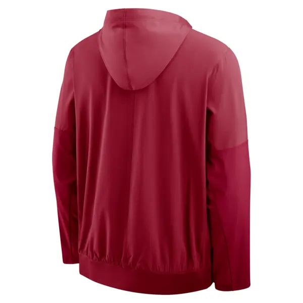 JORDAN Oklahoma Anorak College 1/2-zip Hooded Jacket - Red