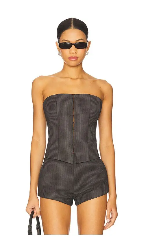 NAKEDVICE The Addison Top - Grey